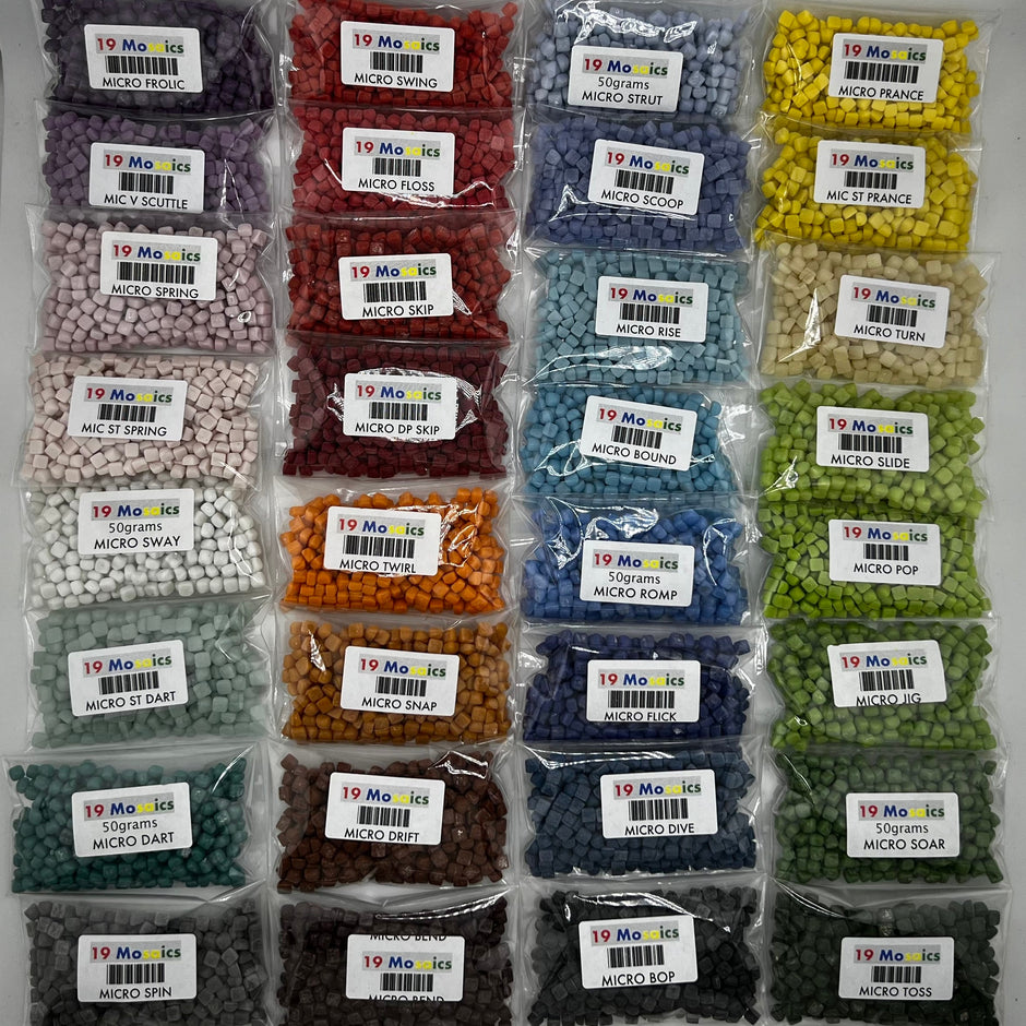 Glass Squares – 19 Mosaics