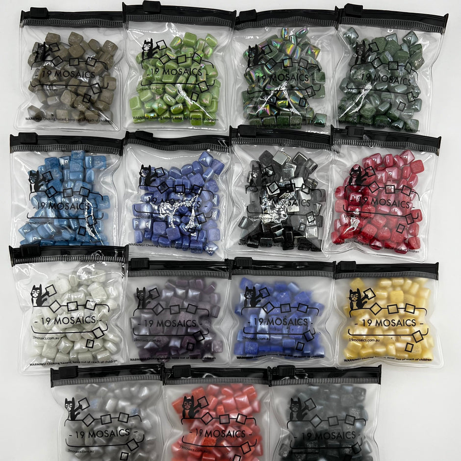 Glass Squares – 19 Mosaics