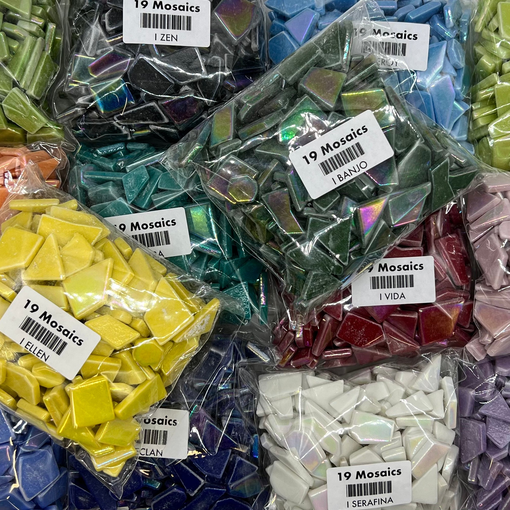 Glass Shape Packs – 19 Mosaics